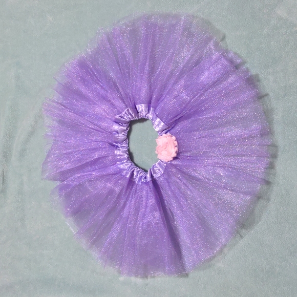 Bottoms | 312toddler Girls Purple Shimmery Tutu | Poshmark